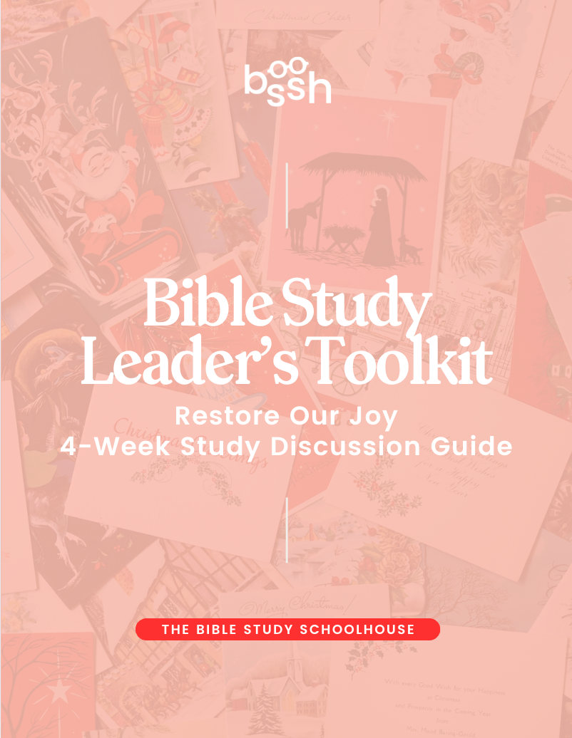 Bible Study Leader's Toolkit | Restore Our Joy – The Bible Study ...